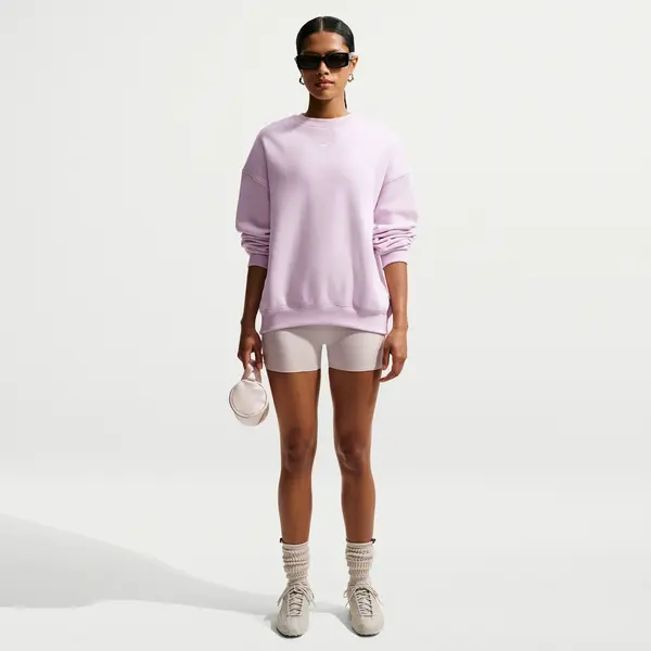 Nike Studio Fleece Medium Weight Oversized Crew