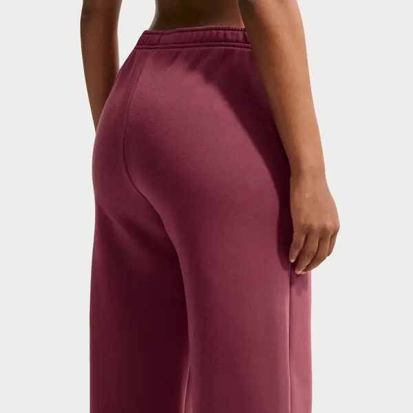 Nike Studio Fleece Medium Weight Mid-rise Wide-leg Pants