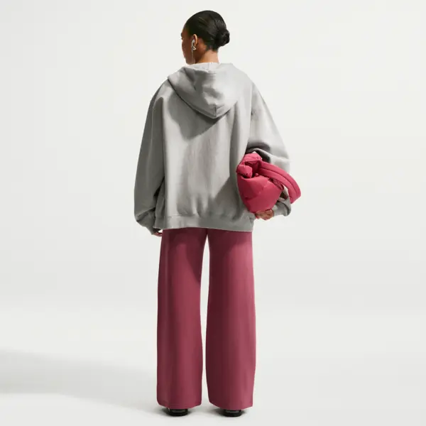 Nike Studio Fleece Medium Weight Mid-rise Wide-leg Pants