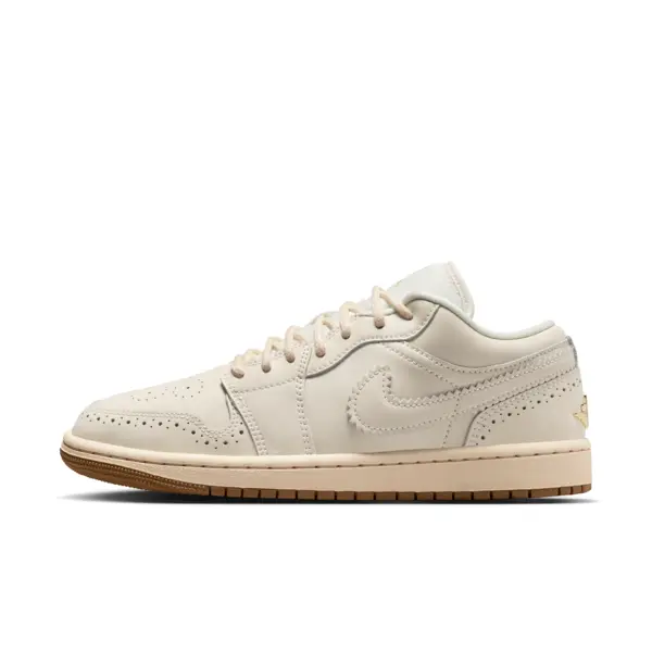 JORDAN 1 Low Se Leather Sneakers - White