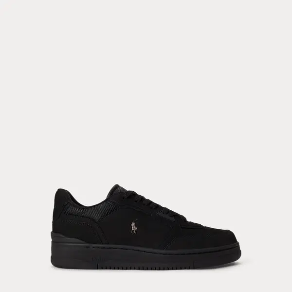 Ralph Lauren Open Masters Nubuck-paneled Sneaker