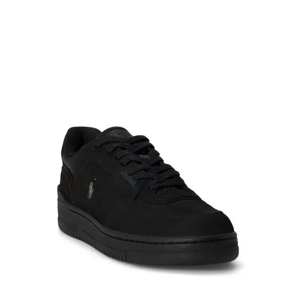 Ralph Lauren Open Masters Nubuck-paneled Sneaker