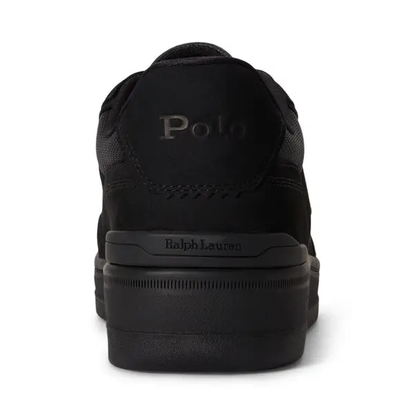 Ralph Lauren Open Masters Nubuck-paneled Sneaker
