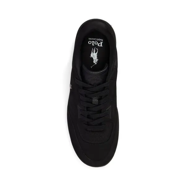 Ralph Lauren Open Masters Nubuck-paneled Sneaker