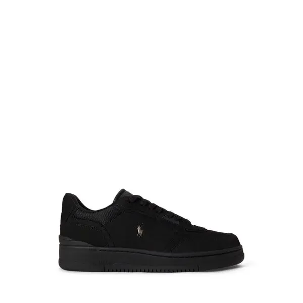 Ralph Lauren Open Masters Nubuck-paneled Sneaker