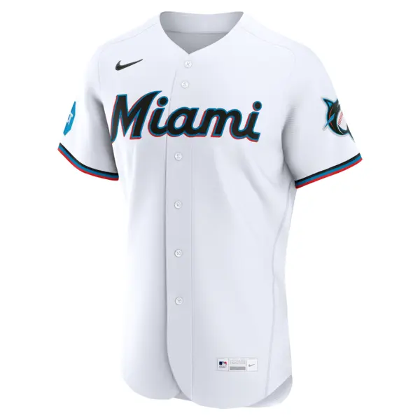 Nike Miami Marlins Mlb Authentic Jersey - White