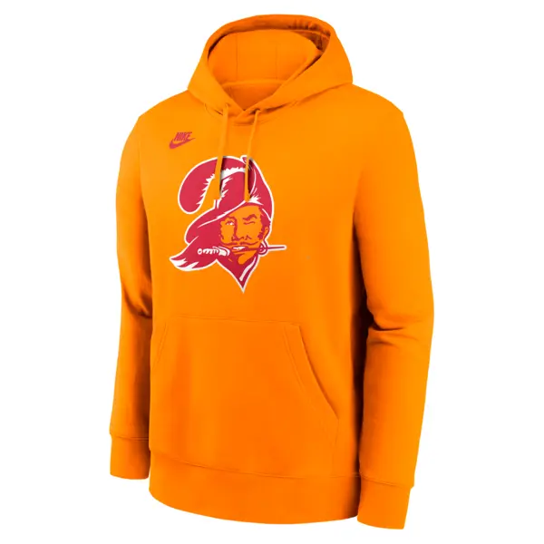 Nike Tampa Bay Buccaneers Vintage Logo Club Nfl Pullover Hoodie - Orange