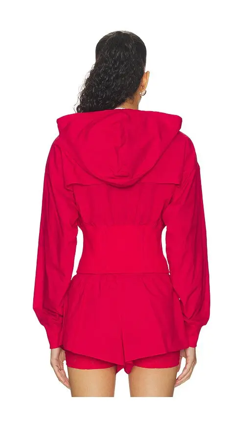 FLEUR DU MAL Nylon Jacket In Red