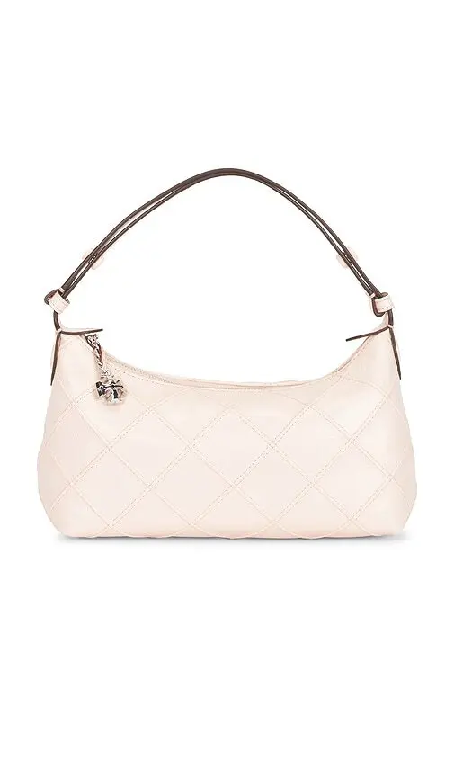 Tory Burch Fleming Distressed Pochette Bag In Pink