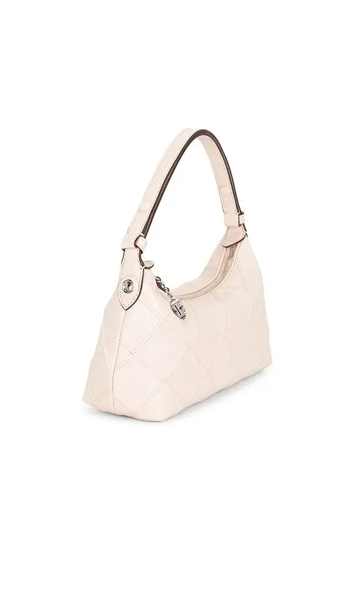 Tory Burch Fleming Distressed Pochette Bag In Pink
