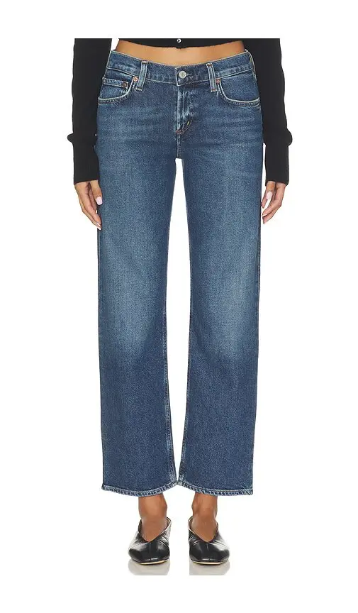 AGOLDE Stovepipe Jean In Light Wash Denim - Slick