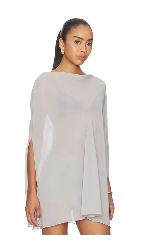 Lioness Aura Poncho In Grey