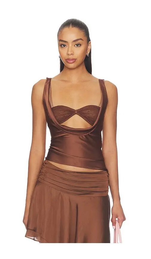 Lioness Delilah Top In Chocolate