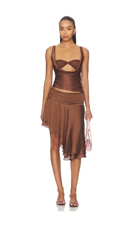 Lioness Delilah Top In Chocolate