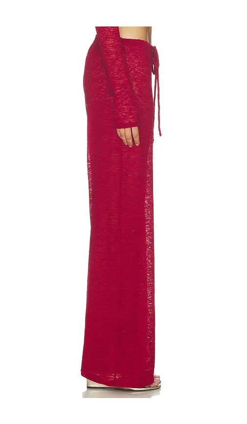 LOVEWAVE The Kimchi Pant In Burgundy