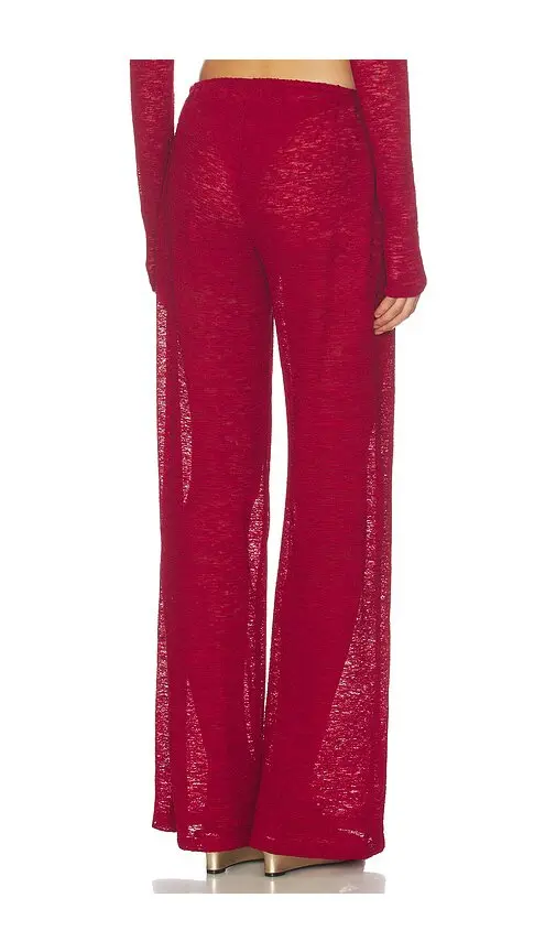 LOVEWAVE The Kimchi Pant In Burgundy