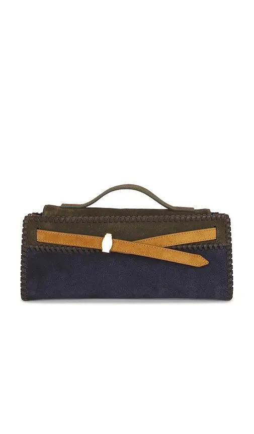 Veronica Beard Colorblock Suede Bag