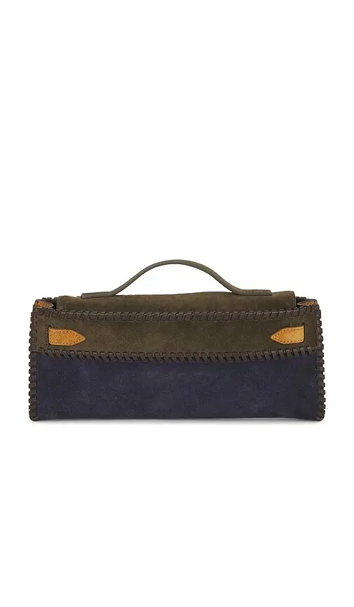 Veronica Beard Colorblock Suede Bag