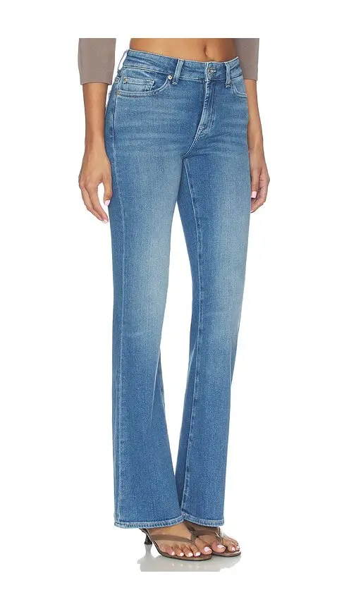 7 For All Mankind The Leggy Bootcut Jean In Blue
