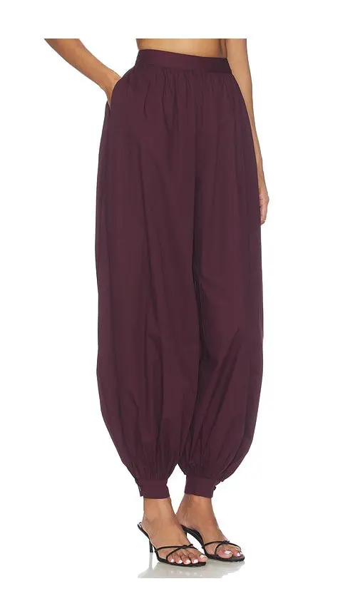 ROTATE BY BIRGER CHRISTENSEN Balloon Pleated Pants In Purple