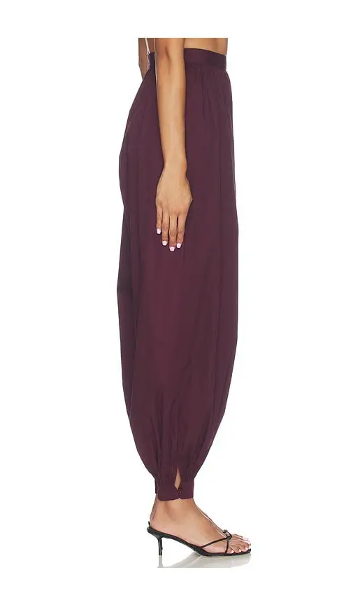 ROTATE BY BIRGER CHRISTENSEN Balloon Pleated Pants In Purple