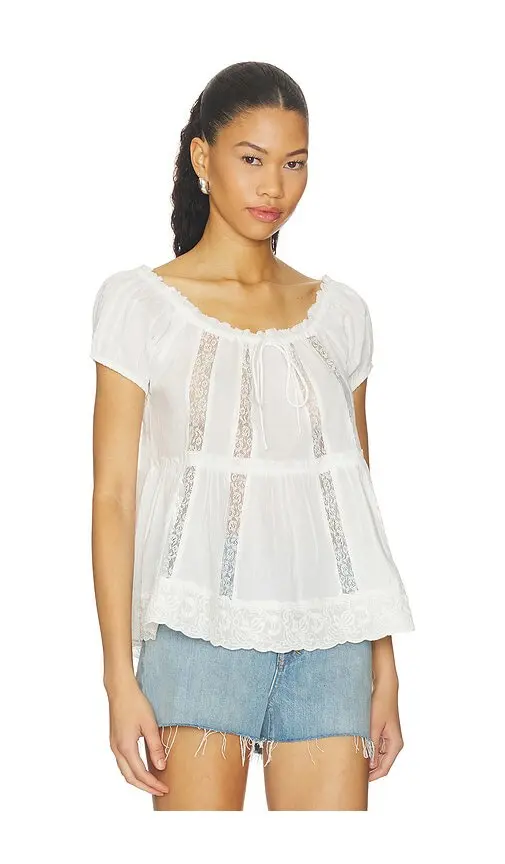 For Love & Lemons Breezy Cotton Top