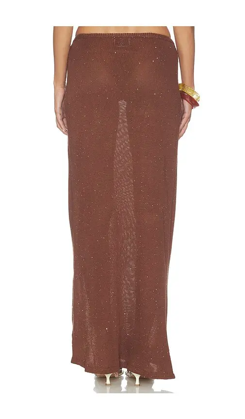RUNAWAY THE LABEL Kiva High Side Slit Maxi Skirt