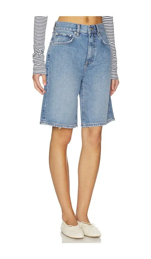 ANINE BING Jasper Denim Shorts