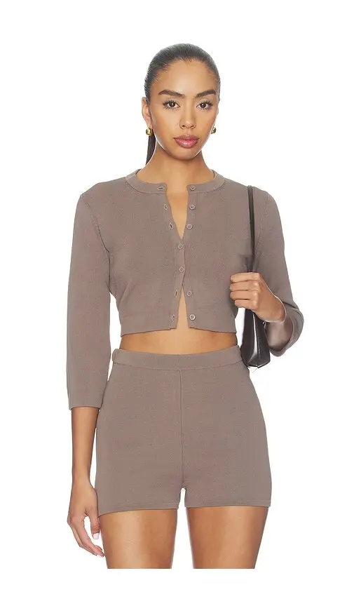 SKIMS Refined Knit Crop Cardigan