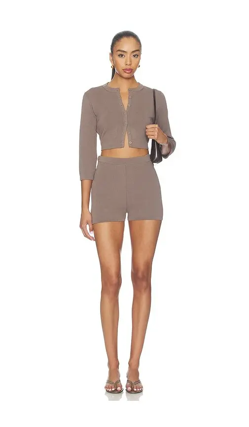 SKIMS Refined Knit Crop Cardigan