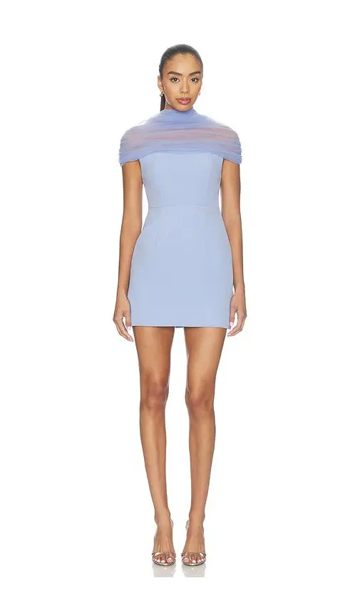 SONYA MODA Lola Mini Dress In Baby Blue