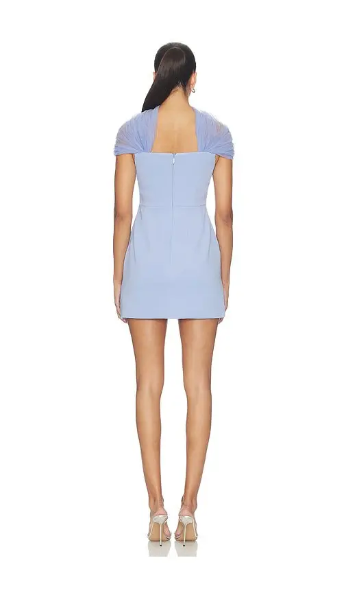 SONYA MODA Lola Mini Dress In Baby Blue