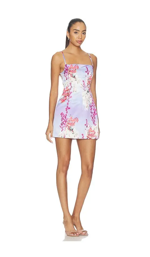 MUMA WORLD Fujiiro Stellio Mini Dress In Blue