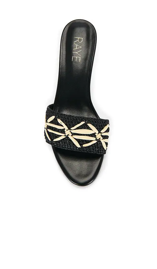Raye Lillian Raffia Stiletto Sandal
