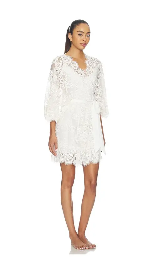 HOMEBODII Peyton Short Lace Robe
