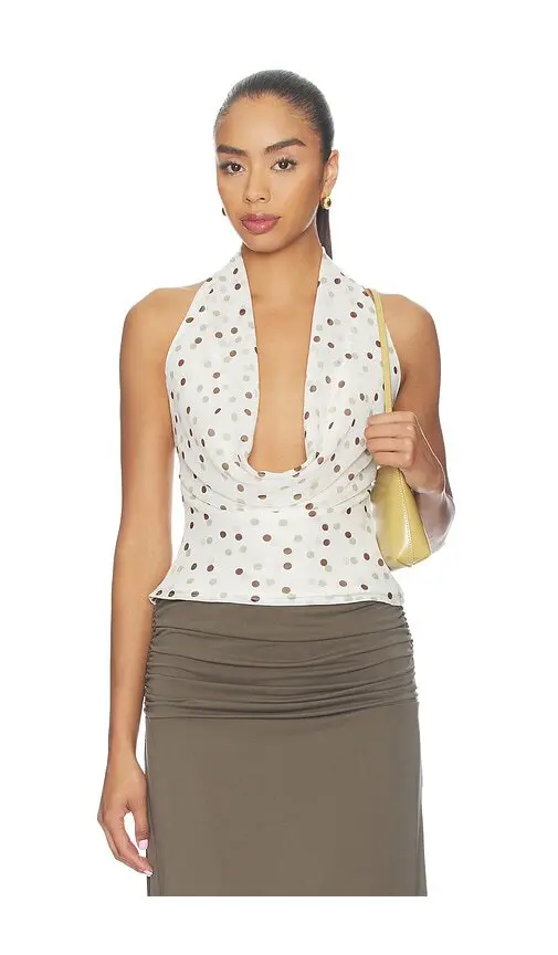 MORE TO COME Zemira Halter Top In Multi