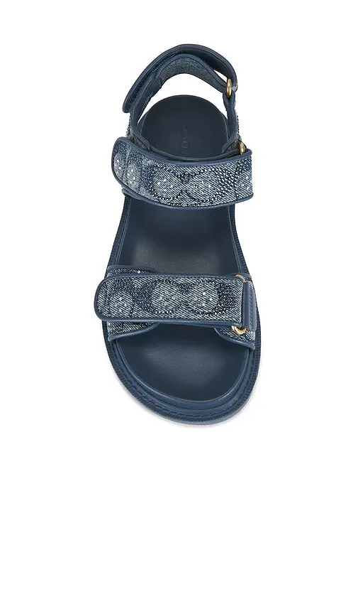 COACH Brynn Sandal In Denim-medium