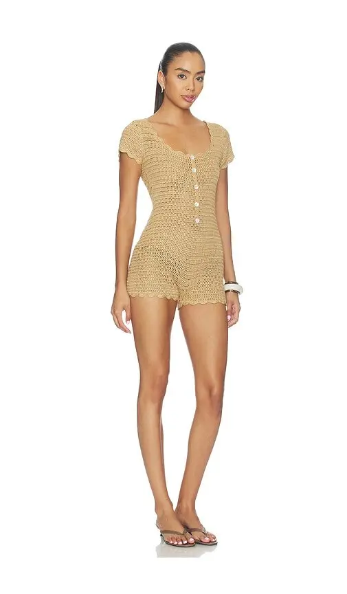 MORE TO COME Michelle Crochet Romper