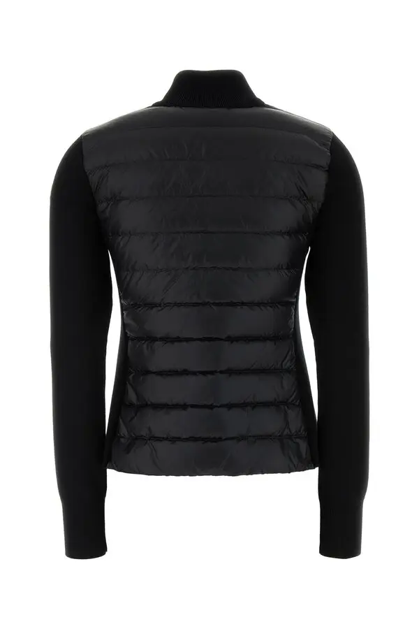 Moncler Nylon And Wool Cardigan