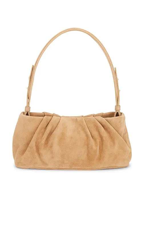 Simkhai Harlow Suede Shoulder Bag In Tan