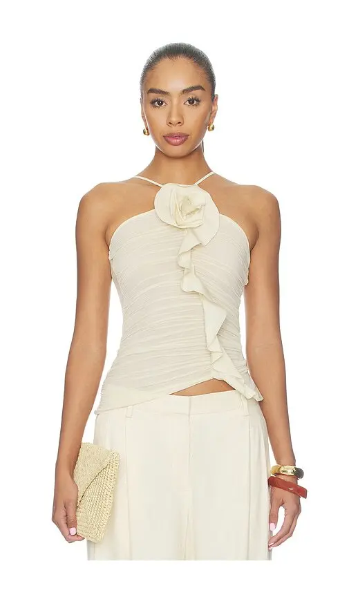 MAYGEL CORONEL Nacarã­ Top In Cream