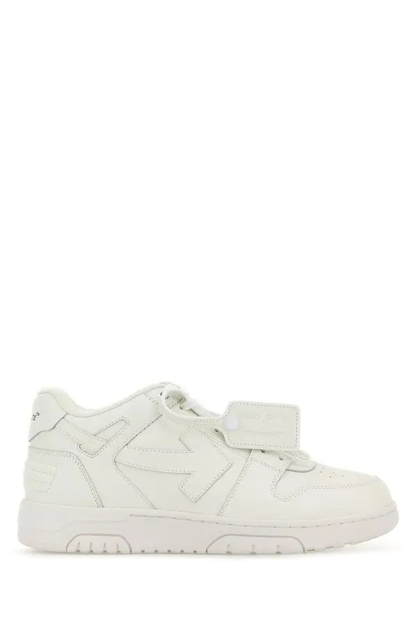 Off-White Leather Out Of Office Sneakers - White