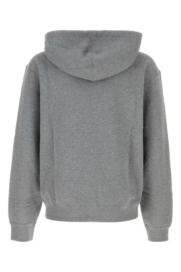JIL SANDER Cotton Hoodie - Gray
