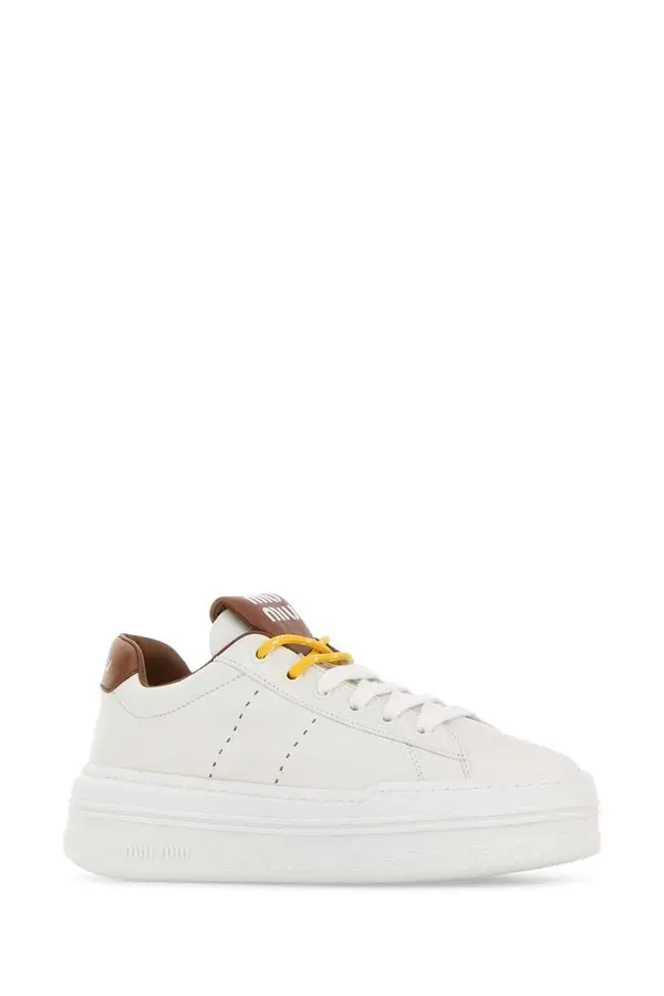 Miu Miu Leather Sneakers