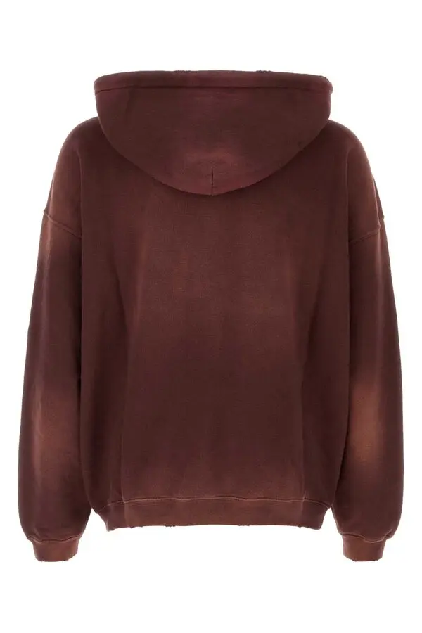 GOLDEN GOOSE Cotton Oversized Sweatshirt - Purple