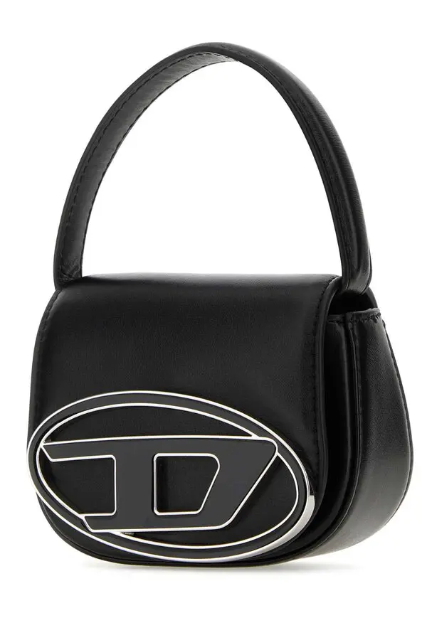 DIESEL® 1dr Xs Leather Handbag With Silver Tone Logo