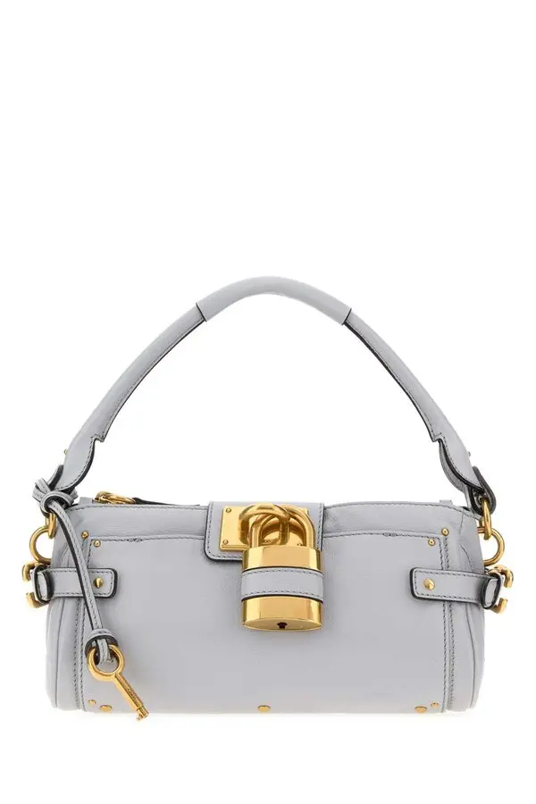 Chloé Powder Leather Paddington Shoulder Bag