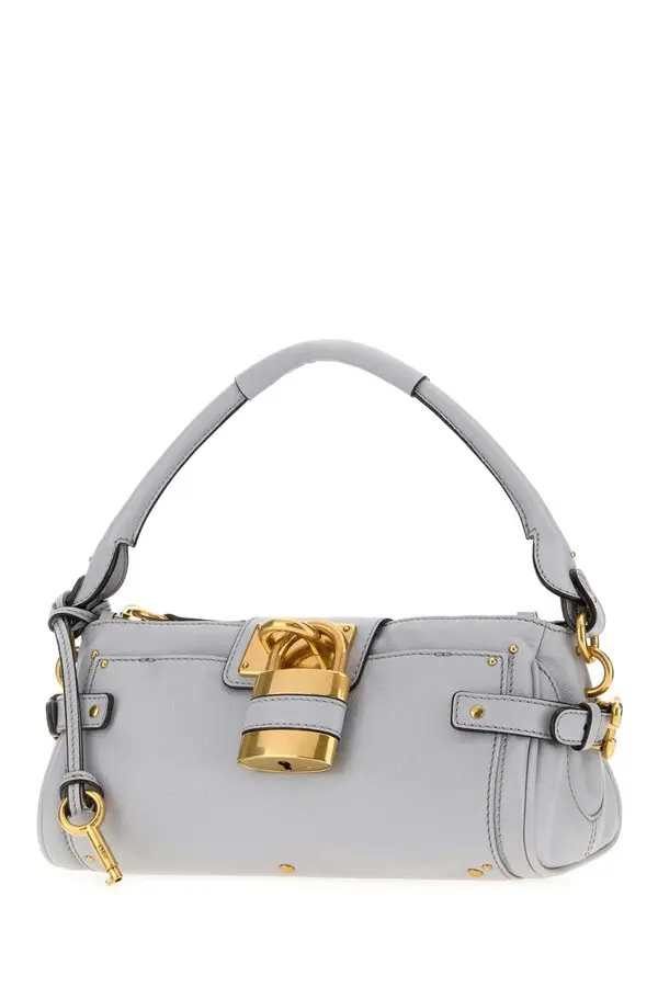 Chloé Powder Leather Paddington Shoulder Bag