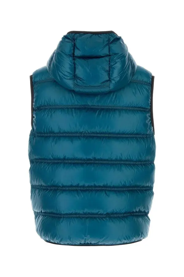Moncler Sleeveless Hooded Down Jacket - Blue