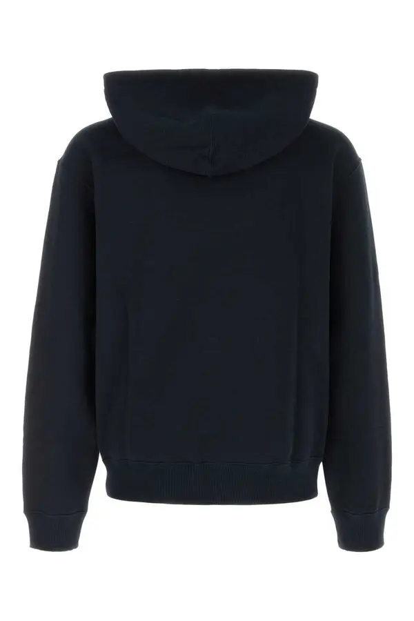 JIL SANDER Cotton Hoodie - Blue